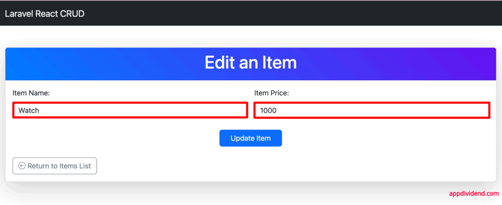 How to Create a CRUD Application using Laravel 11 and React 18