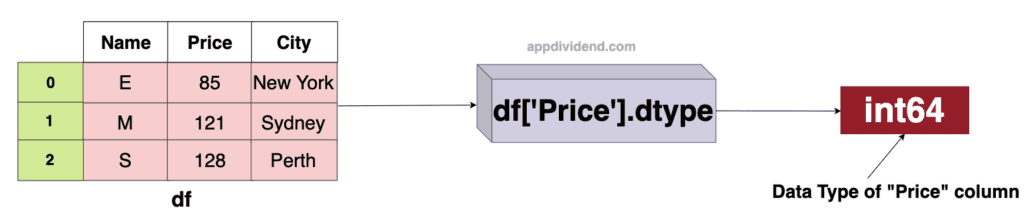 How To Get The Data Type Of Column In Pandas Dataframe