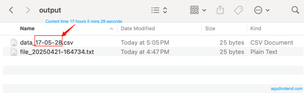 How to Create a Filename Containing Date or Time in Python