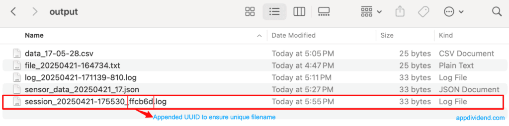 How to Create a Filename Containing Date or Time in Python