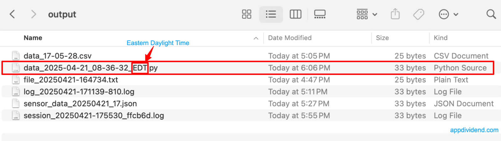 How to Create a Filename Containing Date or Time in Python