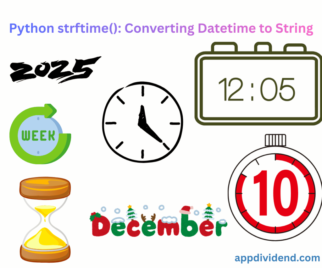 Python strftime(): Converting Datetime to String